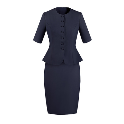 PGI夏季新款中式西装套裙两件套