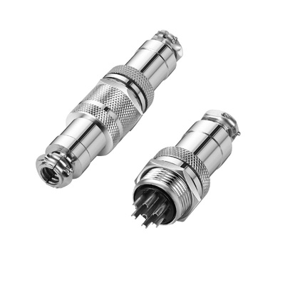 gx12航空插头gx16插座连接器