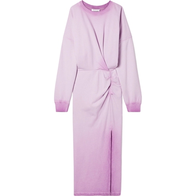 Isabel Marant Etoile春夏女士渐变褶饰中长长袖连衣裙