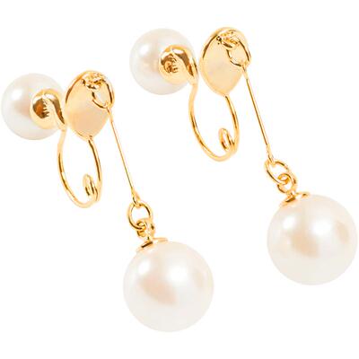 OSEWAYA双面珍珠前后高级感耳钉