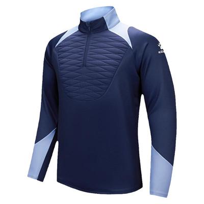 卡尔美半拉链夹棉训练套头衫