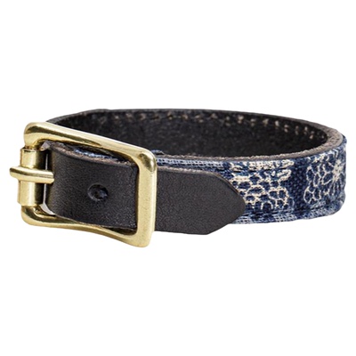 boro百家布头层植鞣皮牛皮手镯