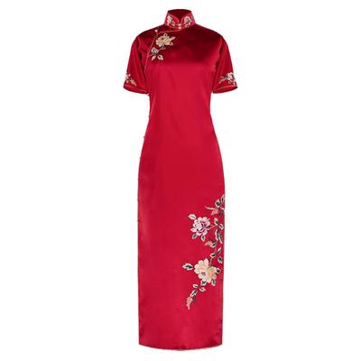 红颜如醉丨一城风絮丨绣花民国风红色旗袍裙新娘敬酒礼服中式