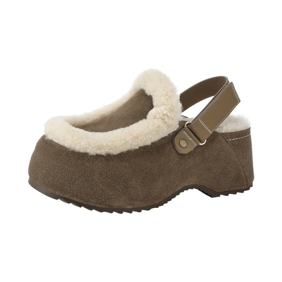 MILLIE'S/妙丽半包拖鞋毛毛鞋