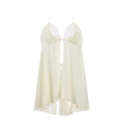 冰丝性感吊带睡衣前开扣开叉