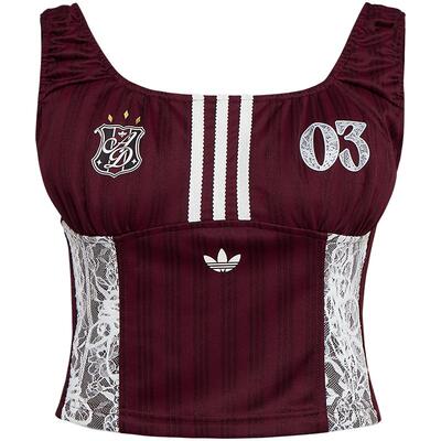 滔搏adidas阿迪达斯三叶草女子复古纯欲辣妹运动休闲背心KU4751