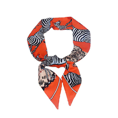 仿真丝百搭丝巾缠包包手提包丝带