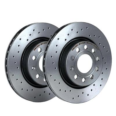 brembo布雷博xtra打孔盘奥迪Q5