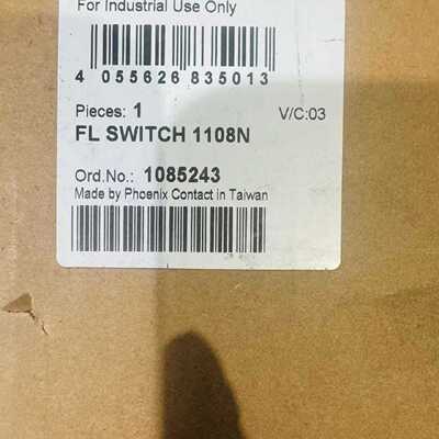 议价菲尼克斯超薄交换机，FL SWITCH 1108N订货号:1085243