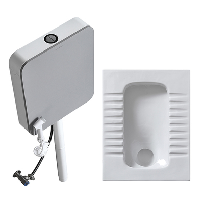 超薄19cm大口径侧排蹲坑式蹲便器