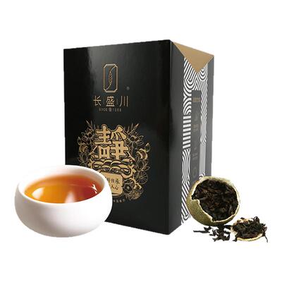 长盛川湖北青砖茶青桔茶果茶