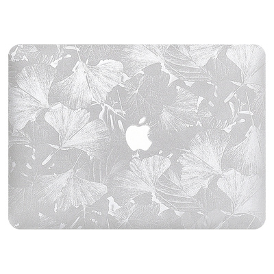 莫兰迪粉银杏叶MacBook保护壳
