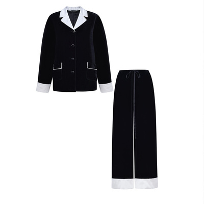 SILKYMIRACLE女丝绒真丝睡衣