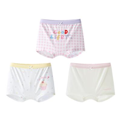 英氏儿童内裤女童纯棉抗菌款短裤
