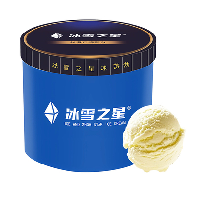 【量大从优】冰雪之星大桶冰淇淋3kg桶装香草冰激凌商用挖球雪糕