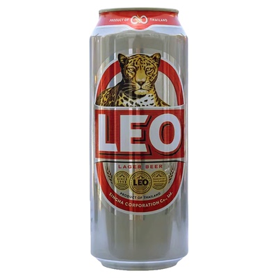 泰国原装LEO豹子490ml精酿黄啤酒