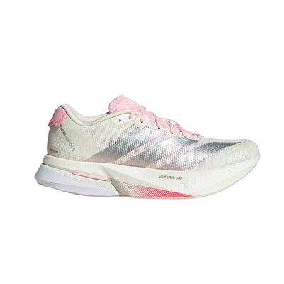 新款Adizero Boston波士顿13跑步鞋男女竞速碳板休闲运动鞋樱花粉