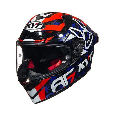 KYT摩托车头盔R1R碳纤维全盔大尾翼防摔原装进口赛道男女新品赛盔