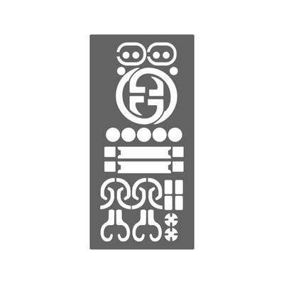适用Gu古cci家Blondie互扣双G包五金膜防磨防刮不留痕自粘保护膜