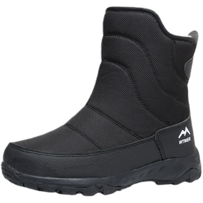 冬季情侣雪地靴加绒加厚保暖棉鞋