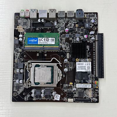 杰JW H110I一体机主板，i5 7400 CPU