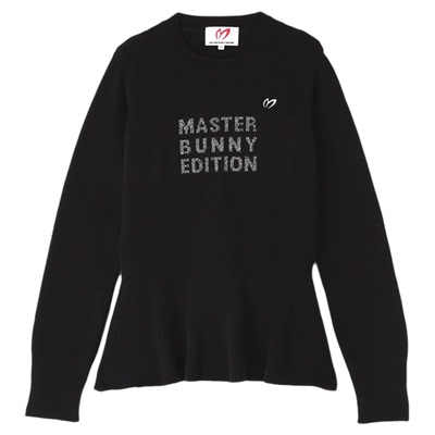 Master Bunny Edition高尔夫女装MBE秋冬新款女士圆领毛衣针织衫