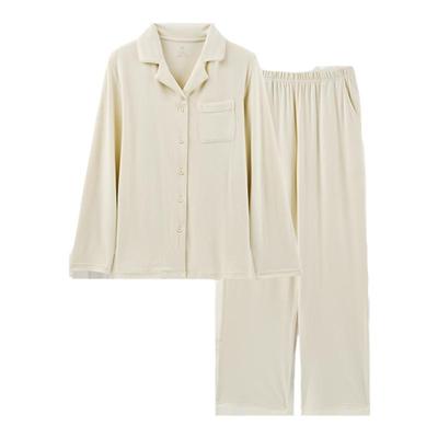 【肖战同款】猫人睡衣保暖男女家居服情侣长袖条纹套装秋冬季