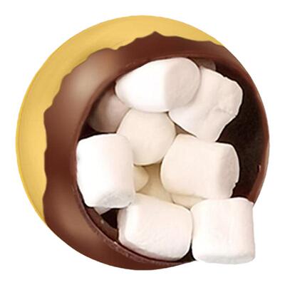 冲饮可可夹心棉花糖泡泡网红食品