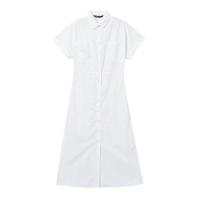 SPAO时尚士衬衫款排扣连衣裙