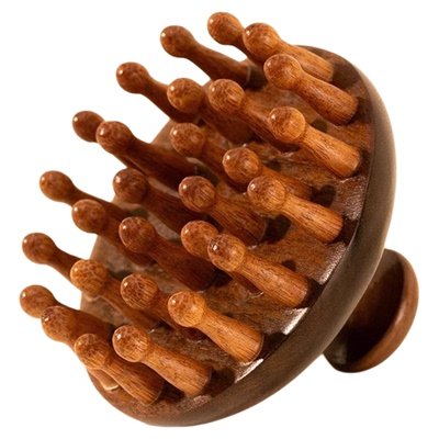 【天然檀木】头皮经络梳防脱发