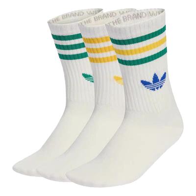 Adidas阿迪达斯男女袜2026夏季新款3S CREW户外休闲中筒袜KD8250