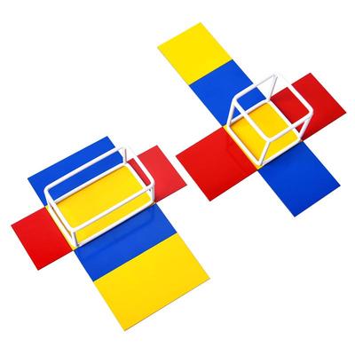 正方体长方体框架展开模型