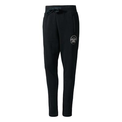 Adidas/阿迪达斯官方正品三叶草女子修身小脚休闲运动长裤 BK5816