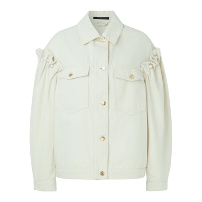 【折扣】Mother of Pearl 女秋冬缀饰牛仔夹克外套