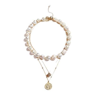 lostinecho珍珠项链手链耳钉