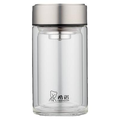 希诺双层玻璃杯新款泡茶杯