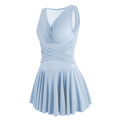 【夏季款】骆驼连体泳衣女士款遮肚子遮肉裙式游泳泡温泉性感泳装