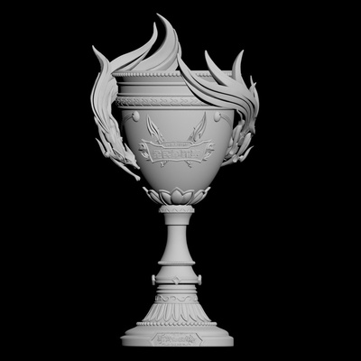 跨境 高档游戏奖杯定 制定 做金属奖杯精雕CNC倩女幽魂全民争霸赛