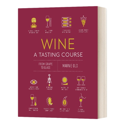 英文原版 精装 Wine A Tasting Course  DK葡萄酒艺术指南 葡萄酒爱好者的终极课程 精装 英文版 进口英语原版书籍
