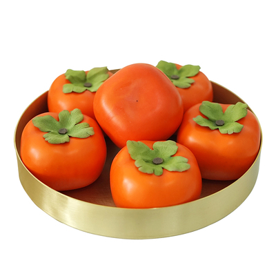 仿真水果柿子道具美食摄影道具