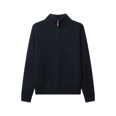 MIDASHAND重磅立领毛衣老钱风