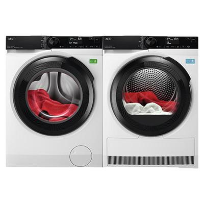 【政府补贴】AEG瑧净系列蒸汽小鲸洗烘套装L7+T7洗衣机烘干