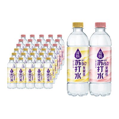 纯悦白桃&柠檬苏打水450ml*30瓶