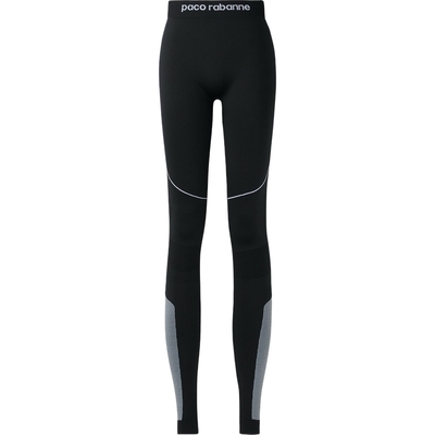 【折扣】Paco Rabanne 女拼接踩脚弹力紧身裤休闲裤