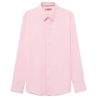 JDV商场同款浅粉色长袖正装衬衫