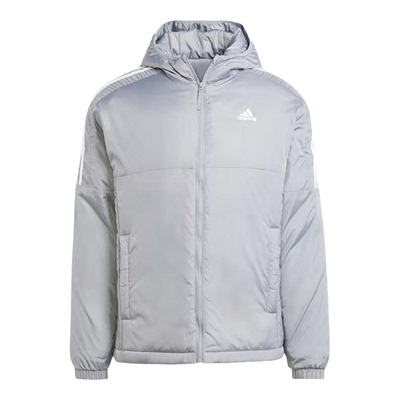 Adidas/阿迪达斯正品冬季男士运动保暖经典拉链休闲棉服IK5684