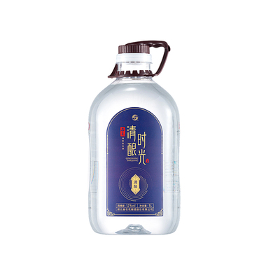【新品】石花5L大桶装52度42度酒水基酒清香型白酒泡酒专用粮食酒