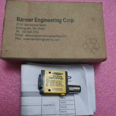 议价BANNER邦纳原装正品  SM312FPQD 包装有点旧 现货