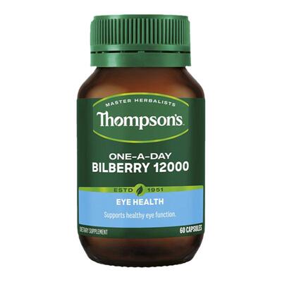 新西兰药房THOMPSONS汤普森越橘莓蓝莓护眼精华60粒保护视力用眼