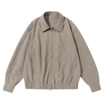 ONUN复古老钱翻领宽松夹克